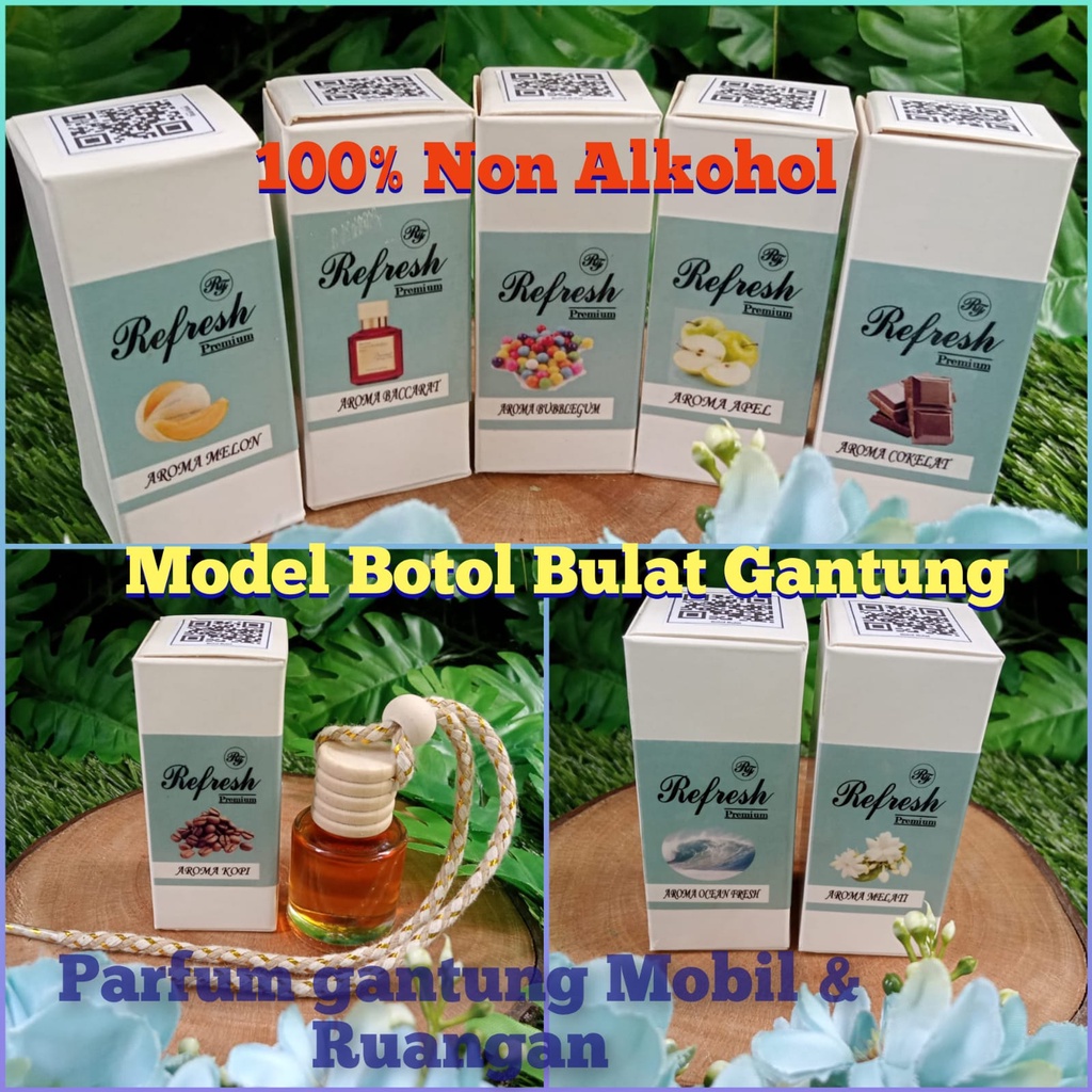 Jual Parfum Gantung Mobil, Ruangan, kamar mandi dll (Model Botol Bulat ...