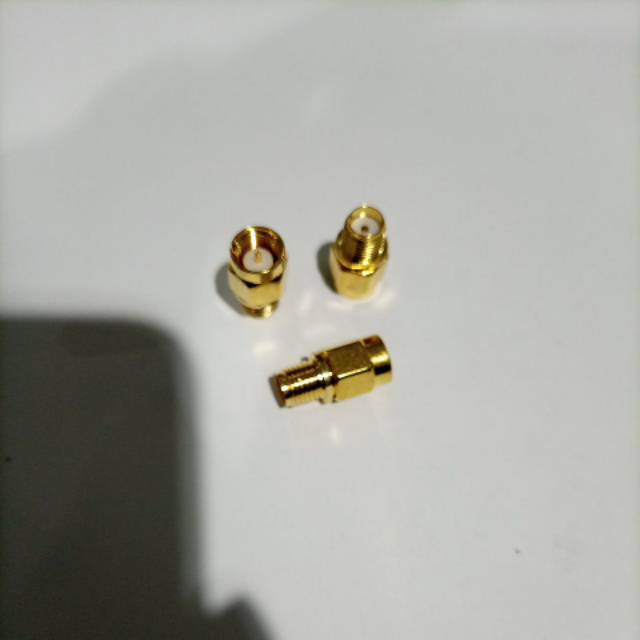 Jual Konektor I SMA male to female, connector HT cewek ke cowok sambungan antena kabel ht ...