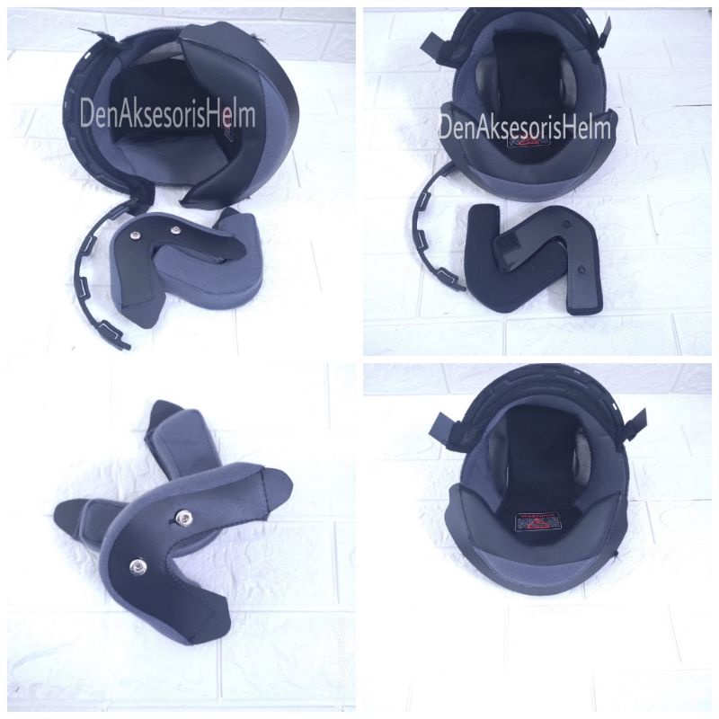 Jual Busa Helm Kyt Venom Rr Fullset / Busa Pipi Kancing Besi Pelastik ...