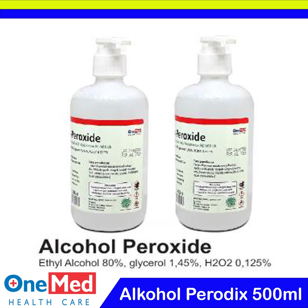 Jual Alkohol Peroxide Botol + Dispenser 500ml | Shopee Indonesia