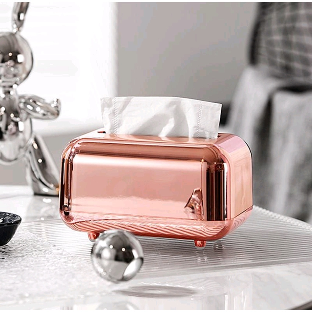 Jual AVELINE Tempat Tissue Gold/ Tempat Tissue Marble / Kotak Tisu Gold ...