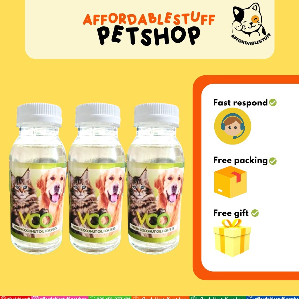 Jual VCO BOTOL 100 - Obat Jamur Scabies Untuk Kucing Anjing Minyak VCO ...