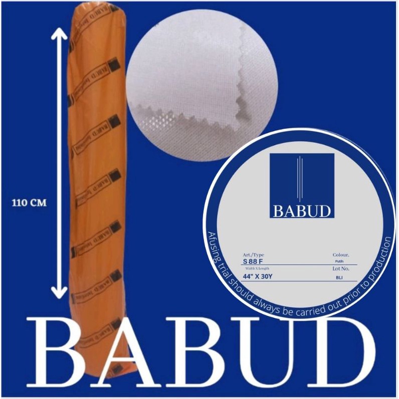 Jual Kain Keras Non Lem Dan Lem Untuk Topi S 88 Babud Interlining ...