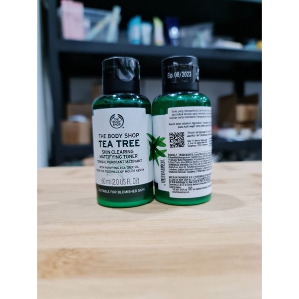 Jual The body shop Tea Tree Toner (skin clearing mattifying toner ...