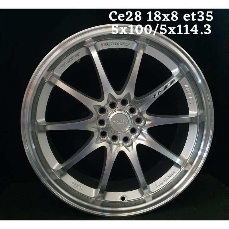 Jual Velg rays ce28 r18 velg racing mobil rays ce28 ring 18 | Shopee ...