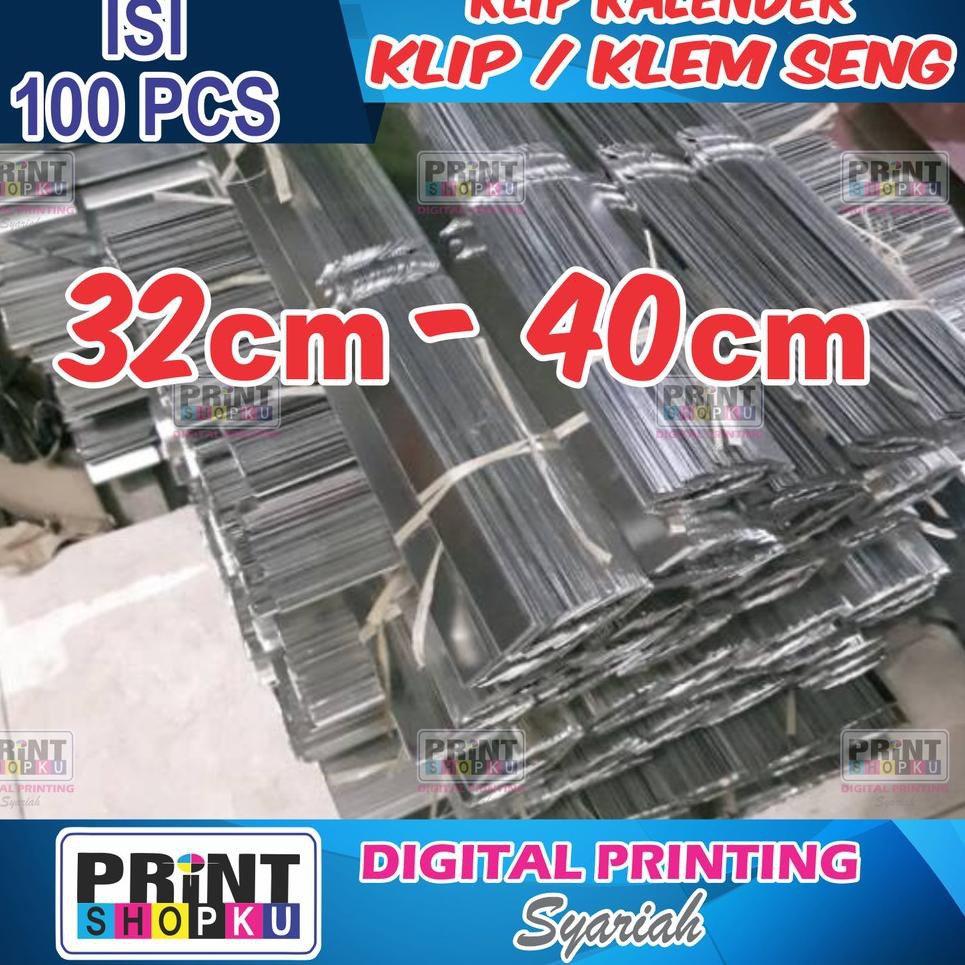 Jual Stock Banyak S0EKU [ ISI 100 PCS ] KLIP SENG KALENDER DINDING KLEM ...