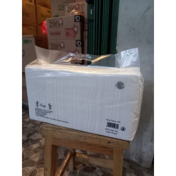 Jual Tisu Tulip 1000 gram /tisu wajah halus lembut dan tidak mudah ...