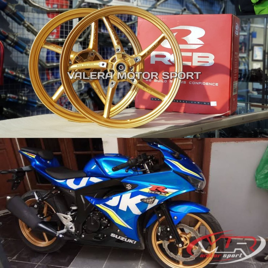 Jual velg rcb racingboy gsx 150 sp522 gold | Shopee Indonesia