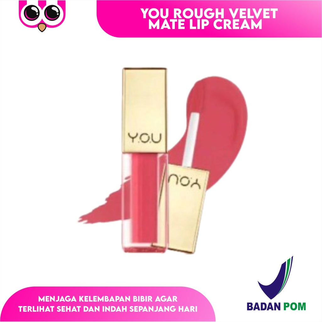 Jual YOU ROUGE VELVET MATE LIP CREAM / Y.O.U ROUGE VELVET MATTE LIP ...