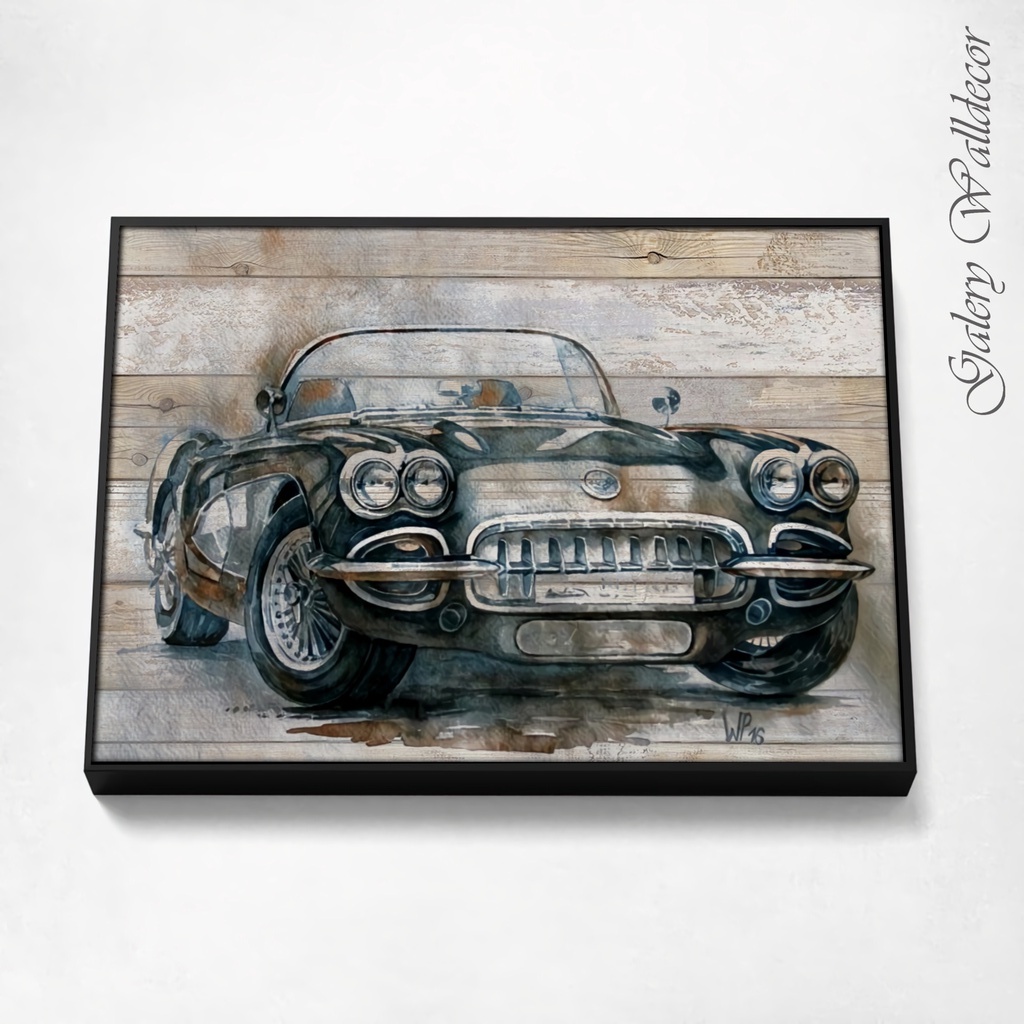 Jual Poster Dinding Mobil Classic Vintage | Shopee Indonesia