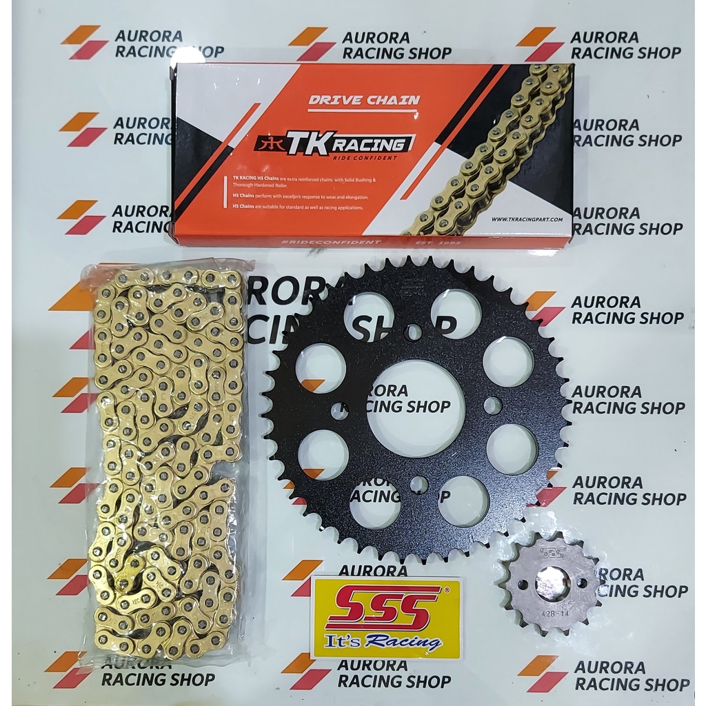 Jual GEAR SET SSS BLACK CBR 150 R / CB 150 R / SONIC 150 R / GTR 150 / VERZA / TIGER / MEGA PRO ...