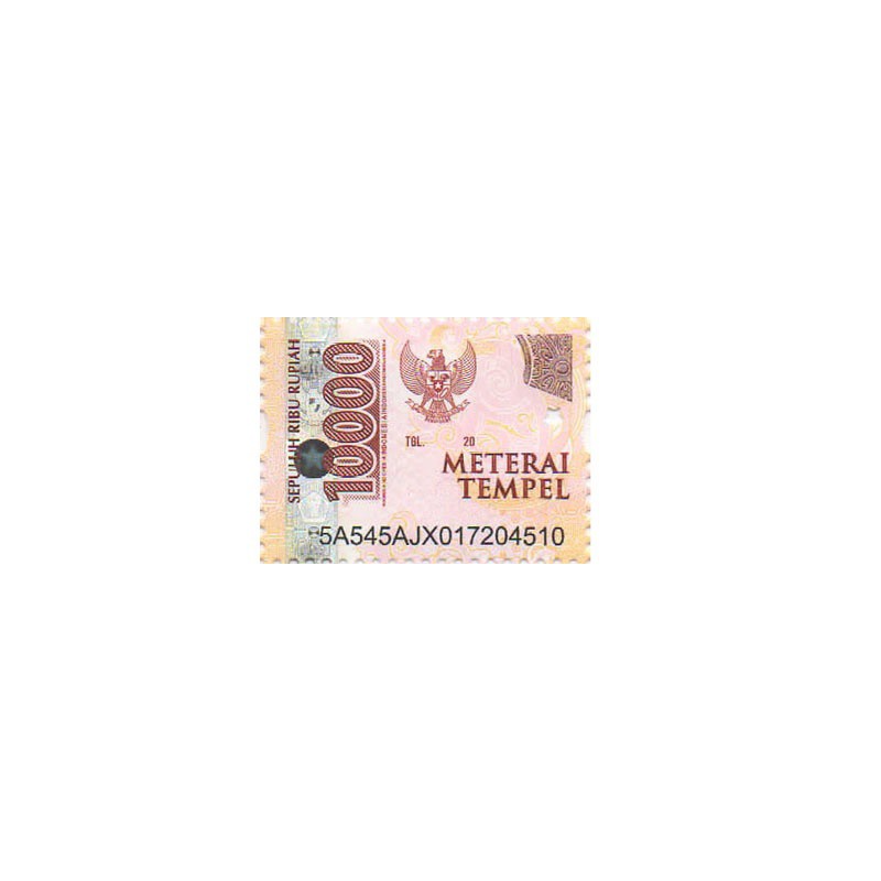 Jual Materai Asli 10000 6000 materai 6.000 bisa ecer asli kantor pos ...