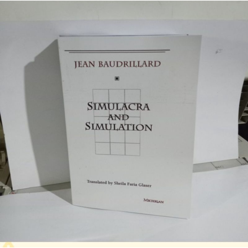 Jual Buku SIMULACRA AND SIMULATION BAUDRILLARD | Shopee Indonesia