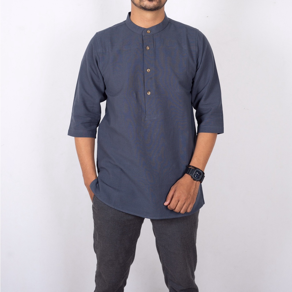 Jual Kemeja Koko Muslim Pria Baju Koko Muslim Atasan Muslim Lengan 3/4 ... Jual Kemeja Koko Muslim Pria Baju Koko Muslim Atasan Muslim Lengan 3/4 ...