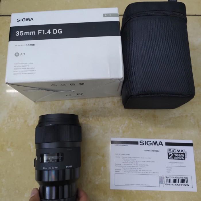 Jual LENSA SIGMA 35MM F1.4 DG HSM ART FOR SONY E-MOUNT/FULL FRAME ...