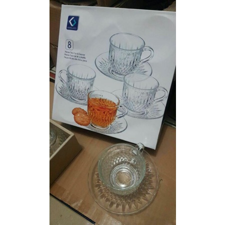 Jual REAL PICTURE GELAS SET / CANGKIR SET / GELAS TEH / GELAS KOPI ...