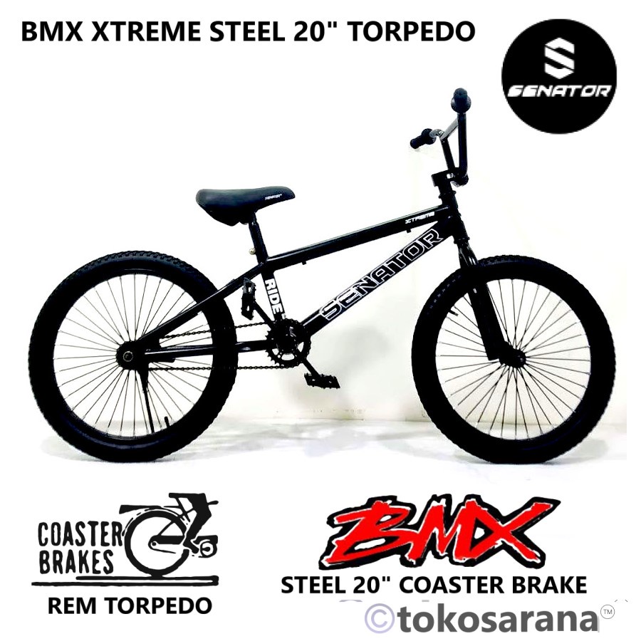 Jual 20in Senator Xtreme BMX 8 Tahun-Dewasa Coaster Hub Brake Torpedo ...