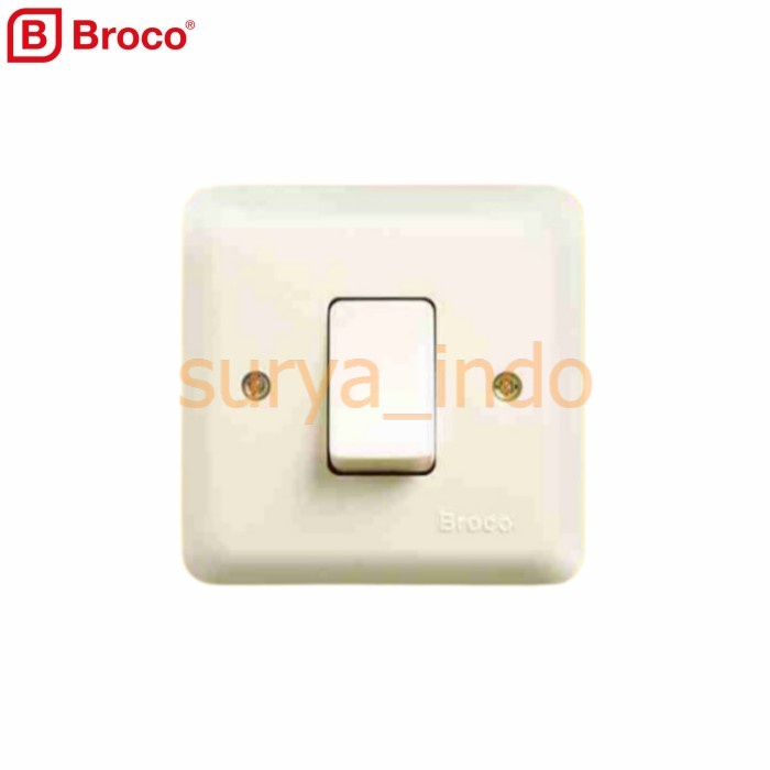 Jual SAKLAR ENGKEL / TUNGGAL BROCO 6621U SAKLAR INBOW SINGLE SWITCH ...