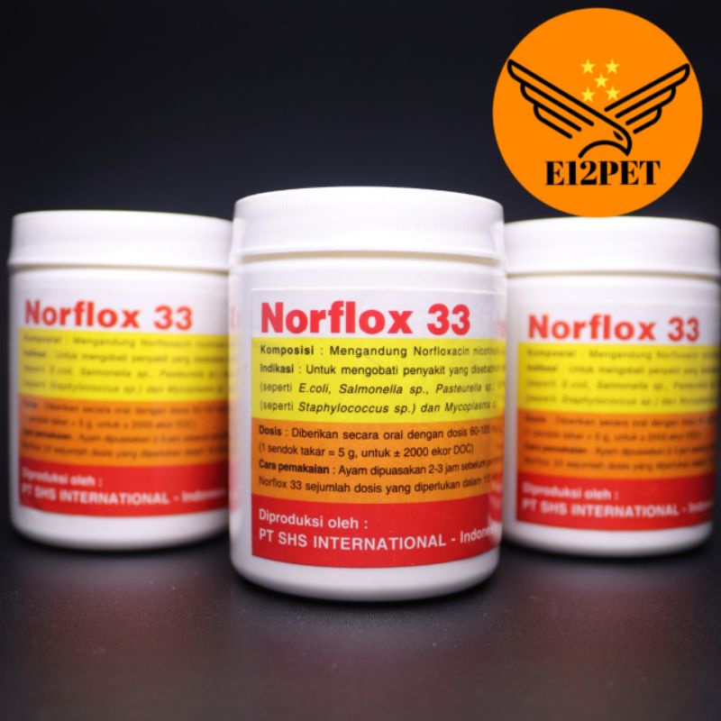Jual Norflox 33 40gr Antibiotik CRD Snot / Coryza Ngorok/ Urinary Track ...