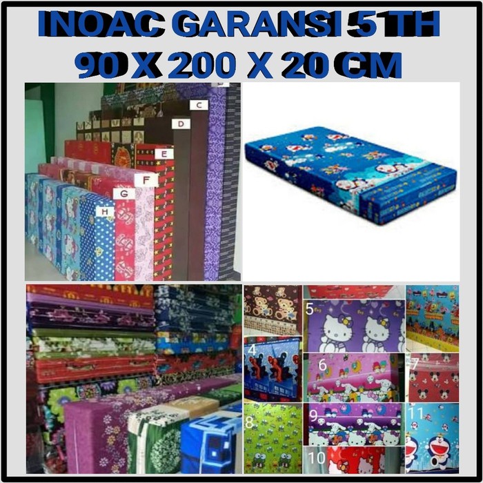 Jual INOAC KASUR BUSA 90X200 TEBAL 20CM (Garansi 5 thn) | Shopee Indonesia