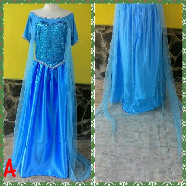Jual Elsa Frozen Dewasa Princess Elsa Frozen Model Sabrina Shopee Indonesia