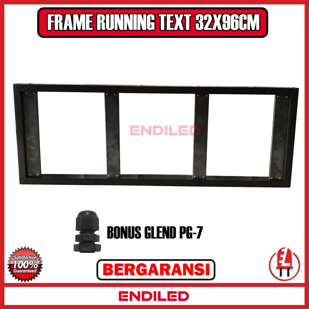 Jual Frame running text indoor outdoor 32x96cm | Shopee Indonesia