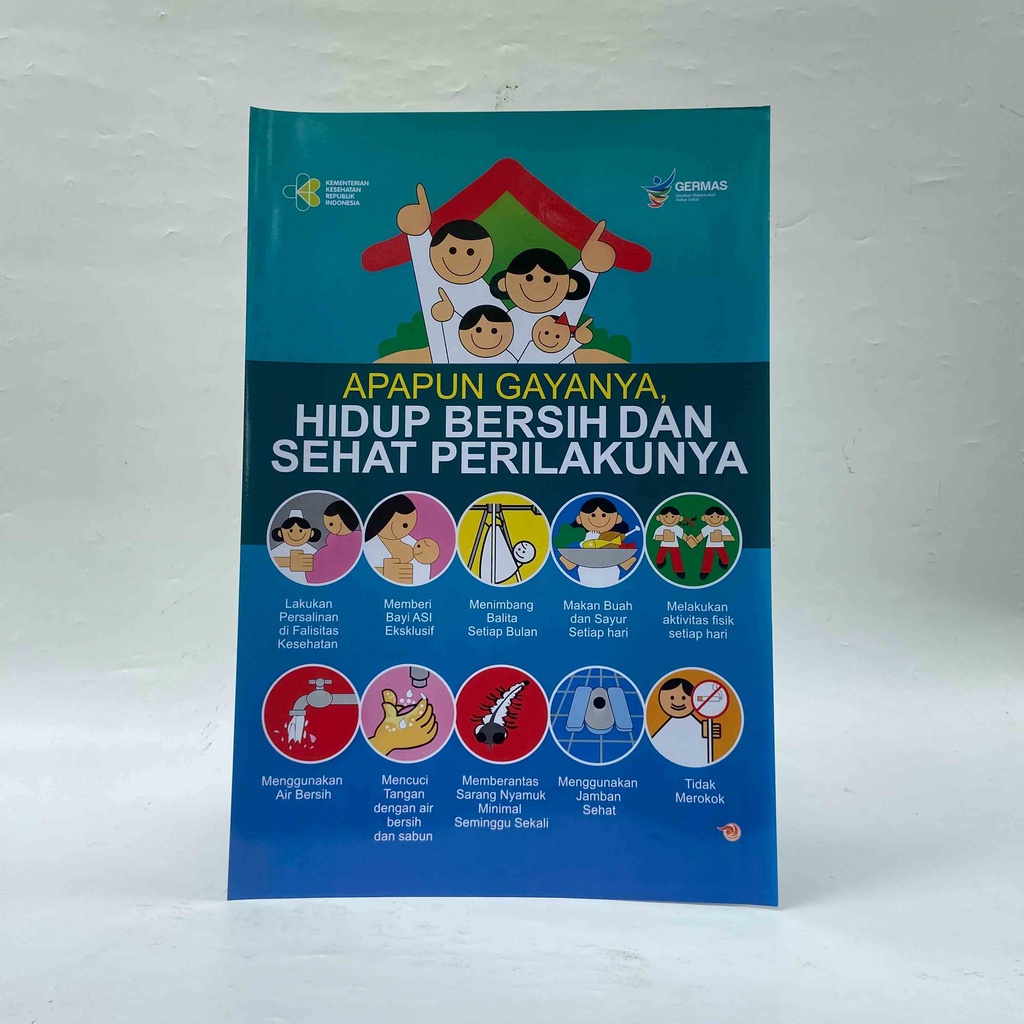 Jual Poster PHBS 2021, Poster Kesehatan, Poster Hidup Bersih dan Sehat ...