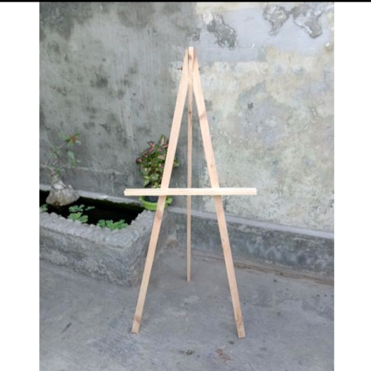 Jual Standing / Stand Kayu Tinggi 100cm tinggi dari lantai ke Penyangga ...