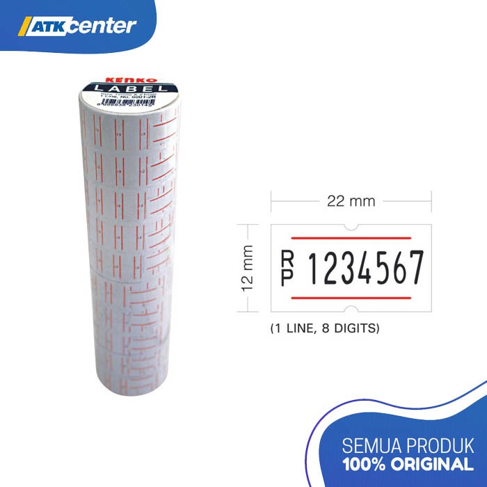Jual Label Harga Kenko 6001-2R (1 Baris) | Shopee Indonesia