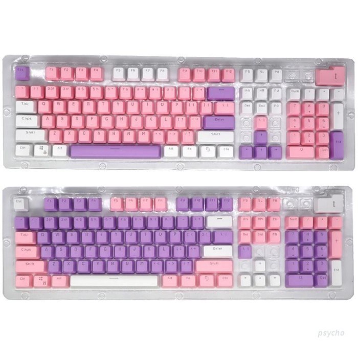 Jual KEYCAPS BAHAN ABS PBT TAHAN LAMA 3 WARNA KOMBINASI UNTUK KEYBOARD ...
