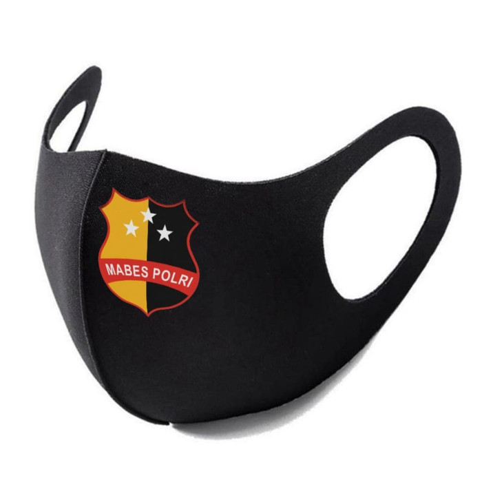 Jual MASKER LOGO MABES POLRI BAHAN PREMIUM READY DAN CUSTOM | Shopee ...