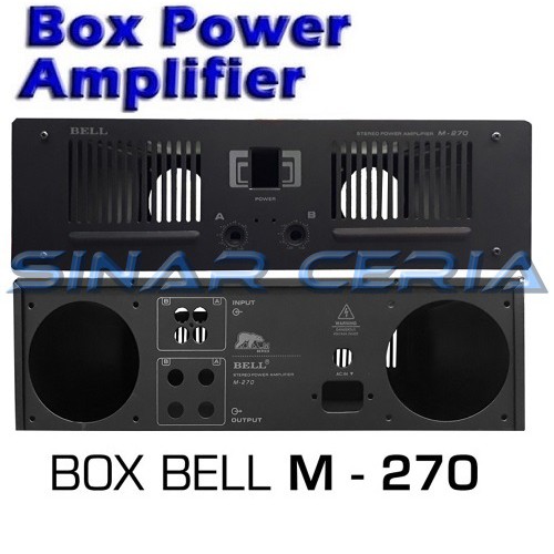 Jual Box Power Amplifier Bell M-270 Box BELL M270 M 270 Kotak Kosong ...