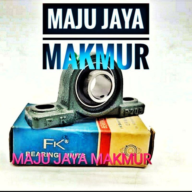 Jual pillow block laher bearing duduk UCP 202 - 10 as 15.875 mm merek FK | Shopee Indonesia