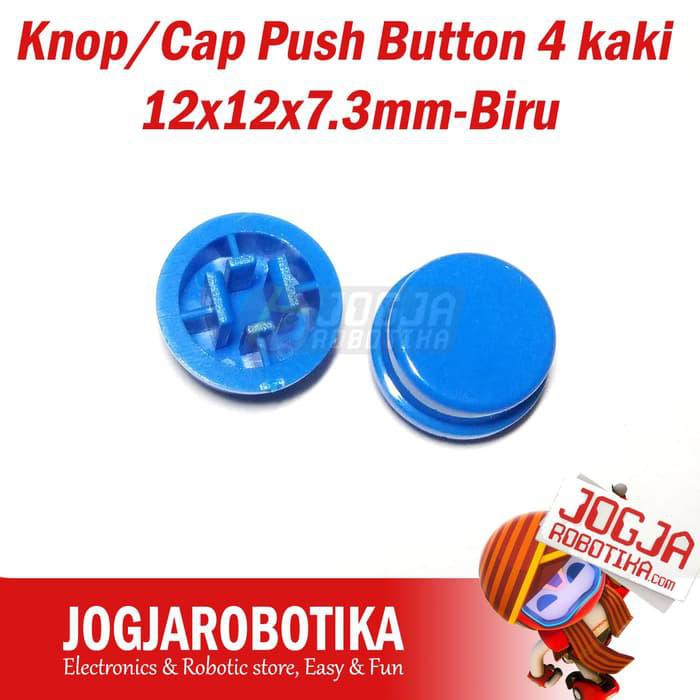 Jual Knop/Cap Push Button 4 kaki 12x12x7.3mm-Biru | Shopee Indonesia