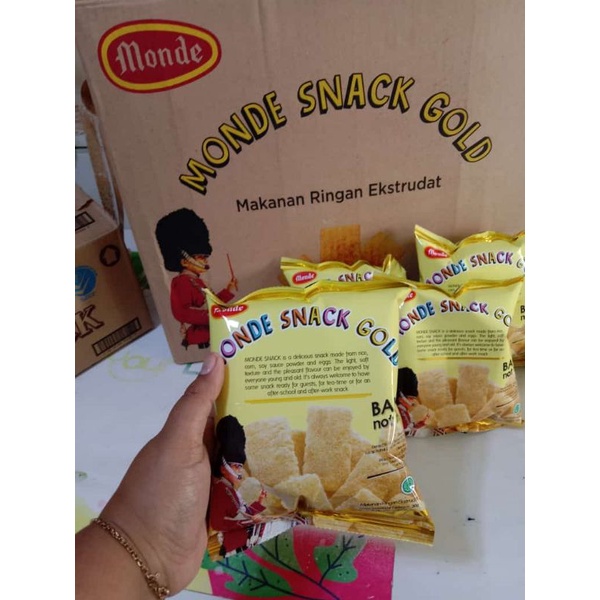 Jual Monde snack gold 30gr | Shopee Indonesia