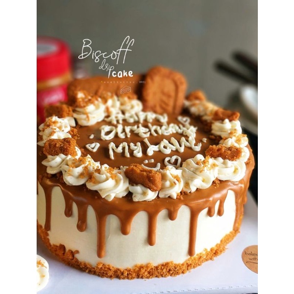 Jual LOTUS BISCOFF CAKE | CAKE LOTUS | BIRTHDAY CAKE 16CM | Shopee ...