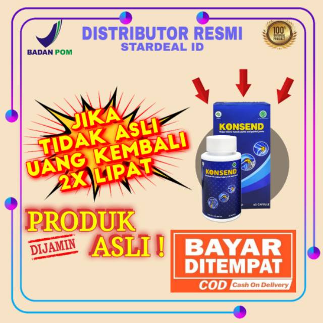 Jual KONSEND OBAT NYERI SENDI PERSENDIAN ASAM URAT 100% ASLI ORIGINAL ...