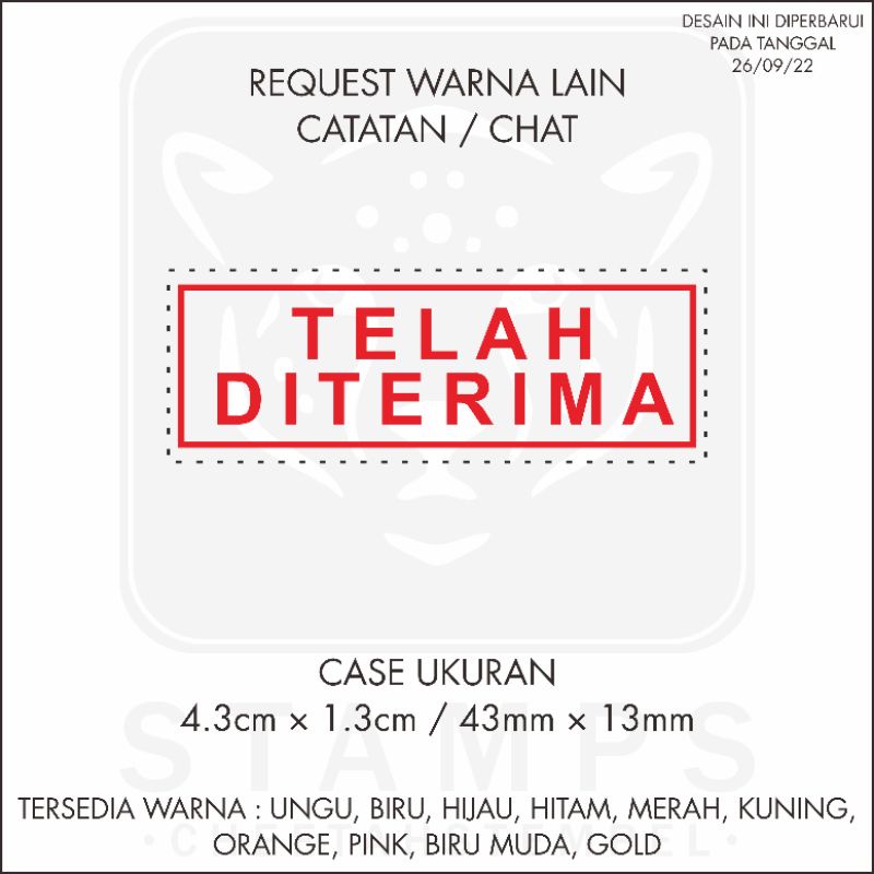 Jual STEMPEL APPROVE/RECEIVED, STEMPEL OTOMATIS, STEMPEL GANTUNGAN ...