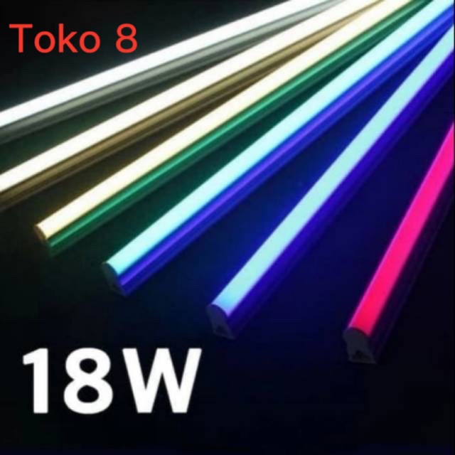 Jual lampu tl neon t5 led 18w 120cm tube warna warni | Shopee Indonesia