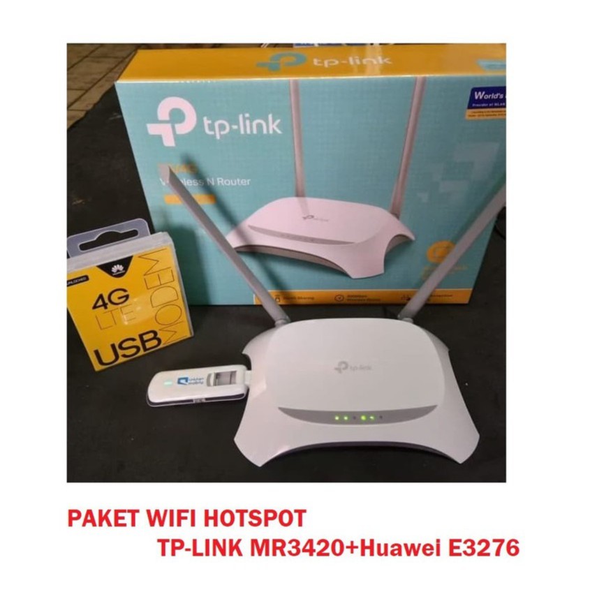 Jual Paket Home Router 4G LTE SimCard Unlock ALL GSM TP-LINK MR3420 ...