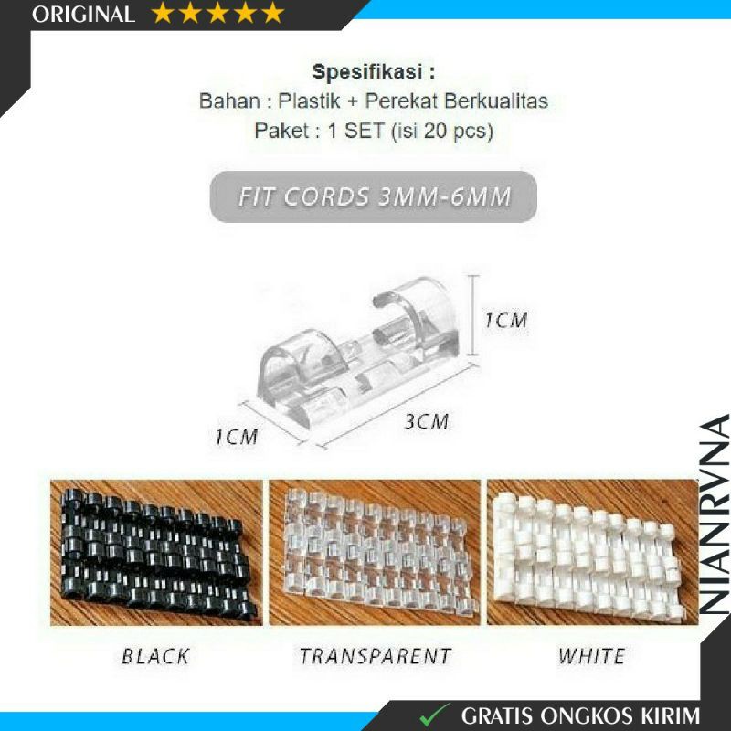 Jual Mini Cord Organizer BUY 1 GET 1 (Dapat 40 Pcs) | Shopee Indonesia