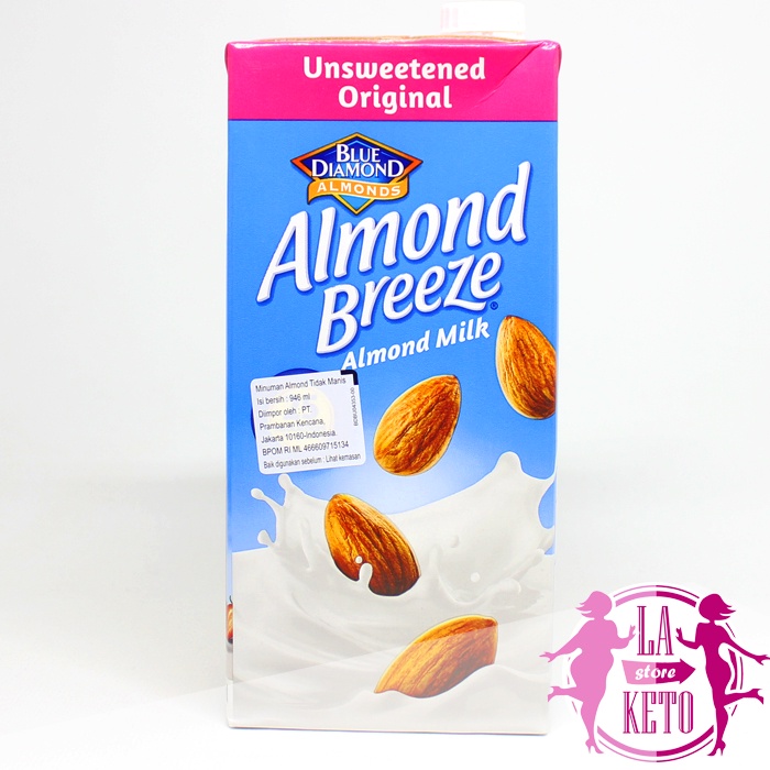 Jual Susu Almond Blue Diamond / Unsweetened ORI ( tidak manis ) @946 Liter | Shopee Indonesia