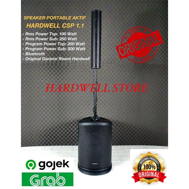 Jual Speaker Portable Aktif Hardwell CSP 1.1 / CSP 11 Original | Shopee ...