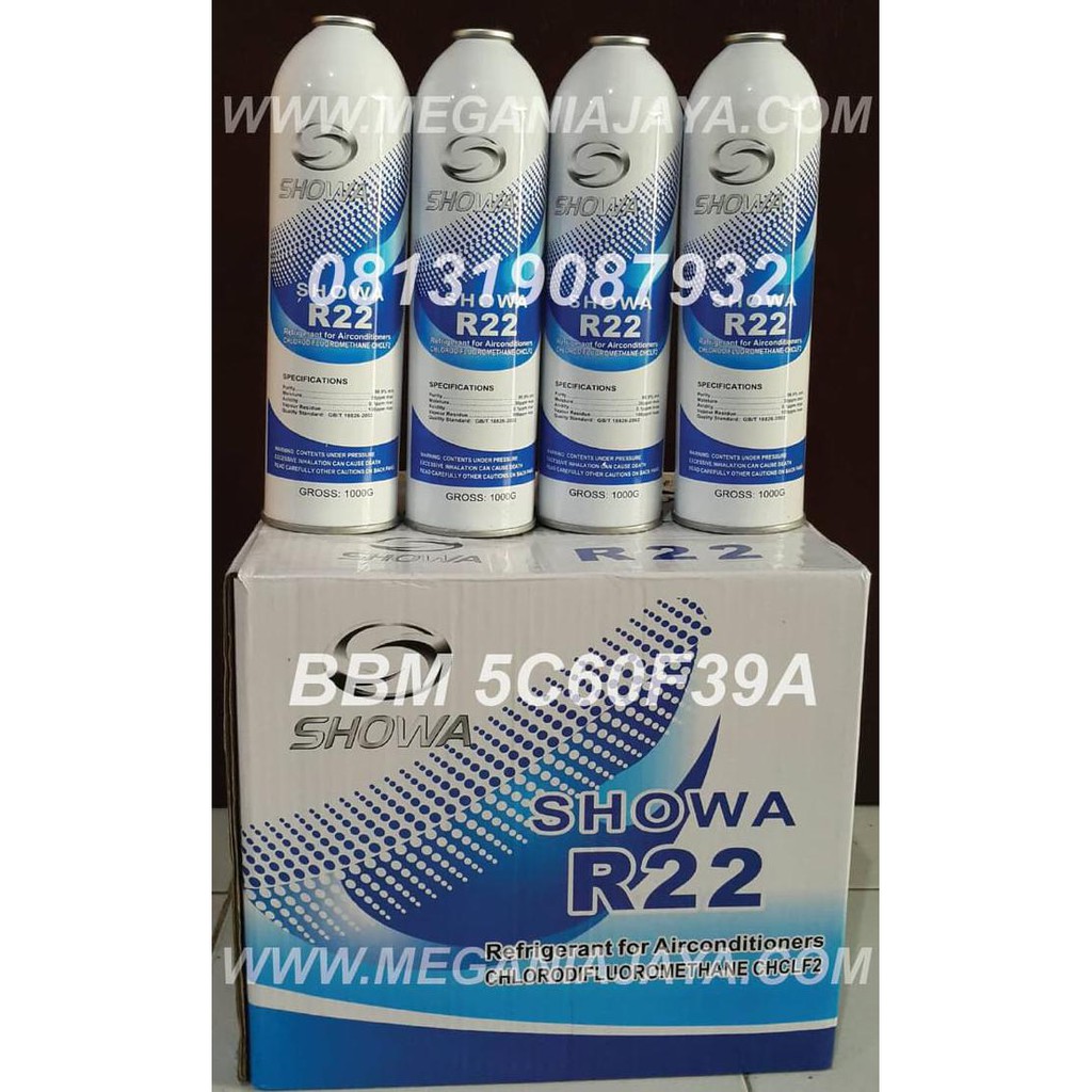 Jual Htbon856- Showa R22 Refrigerant | Freon Kaleng 1Kg 385A | Shopee Indonesia