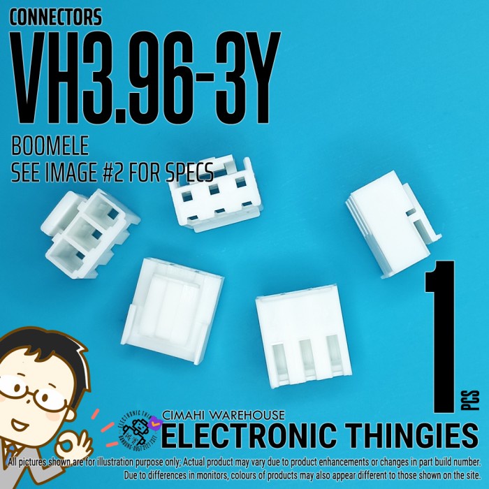 Jual VH3.96-3Y BOOMELE RUMAH KONEKTOR VH3.96 HOUSING 3P 3 PIN FEMALE ...