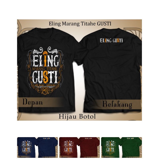 Jual Kaos Jawa / Kaos eling Gusti / kaos kata kata / kaos distro (Cod ... Jual Kaos Jawa / Kaos eling Gusti / kaos kata kata / kaos distro (Cod ...