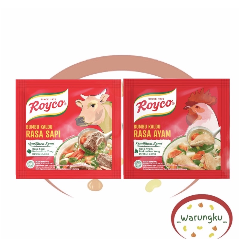 Jual Royco RENCENG 12pcs Penyedap Rasa Ayam Sapi Sachet - 1 RENCENG isi ...