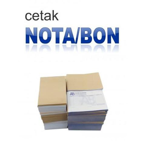 Jual Cetak Nota 1 Rim 2 Ply / Rangkap ( Custom Ncr Invoice Bon ) 2Ply ...