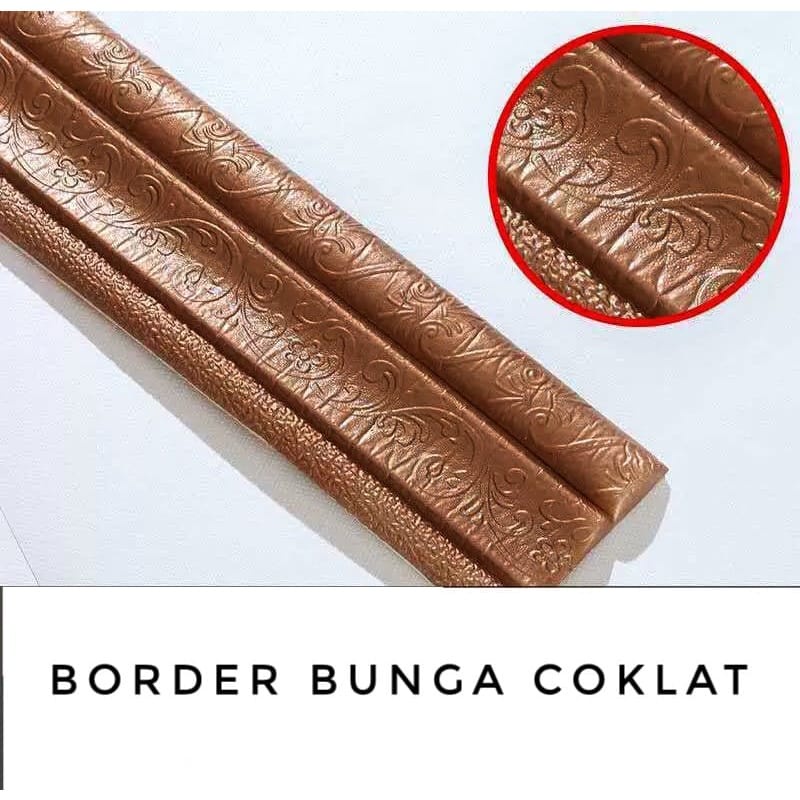 Jual [ NEW ] Wall Border List Foam 3D 8mm Wallpaper Tebal List Dinding ...