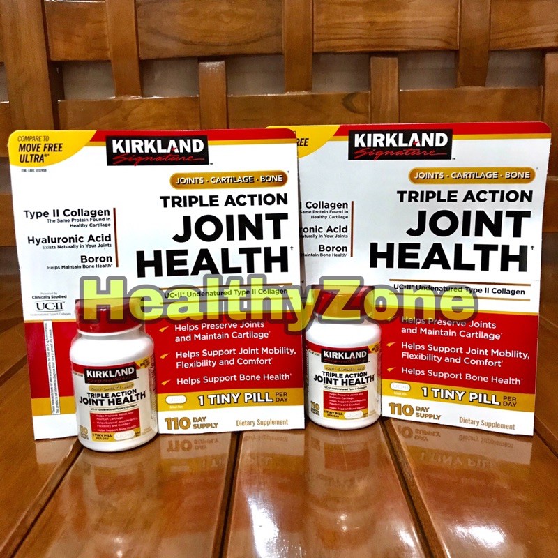 Jual Kirkland Signature Triple Action Joint Health (isi 110 coated tablets) | Shopee Indonesia